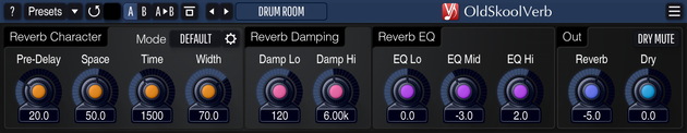 Voxengo OldSkoolVerb - Reverb Plugin with a Vintage Vibe VST, AU, AAX