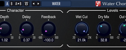 Voxengo Water Chorus - Watery Stereo Chorus Plugin VST, AU, AAX