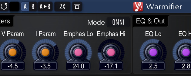 Voxengo Warmifier - Harmonic Enhancer Plugin, Tube Warming VST, AU, AAX