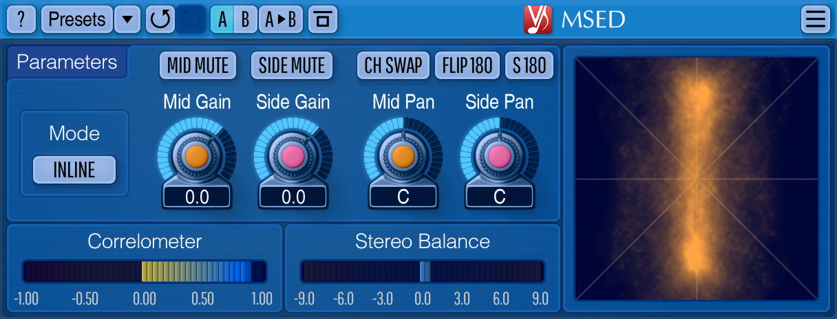 Voxengo MSED - Mid-Side Encoder-Decoder Plugin VST, AU, AAX