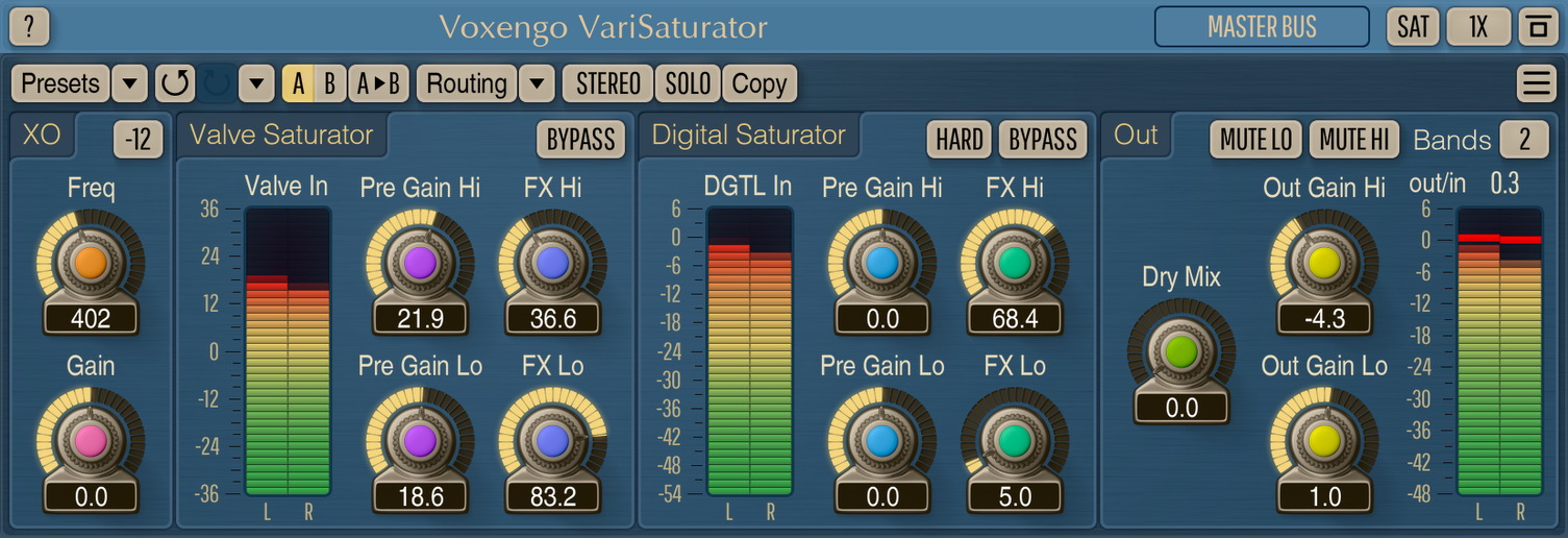 Voxengo VariSaturator - Saturator and Loudness Maximizer Plugin VST, AU ...