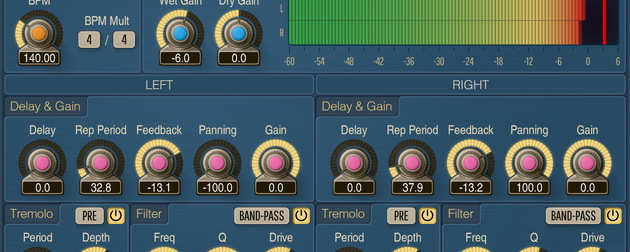Voxengo Tempo Delay - Multi-Feature Stereo Delay Effect Plugin VST, AU, AAX