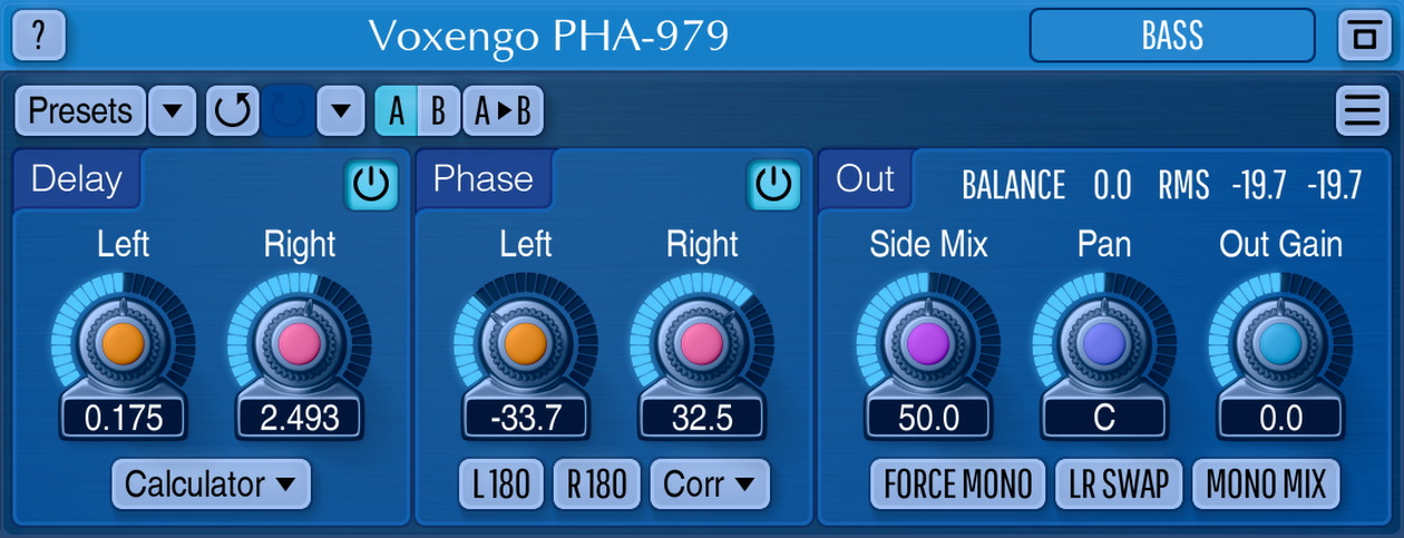 Voxengo PHA-979 - Phase Alignment Plugin VST, AU, AAX