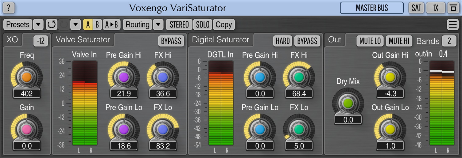 Voxengo VariSaturator - Saturator and Loudness Maximizer Plugin VST, AU ...