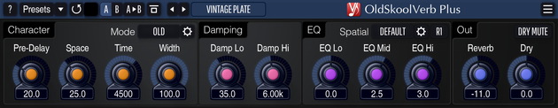 Voxengo OldSkoolVerb Plus - Reverb Plugin with a Vintage Vibe VST, AU, AAX