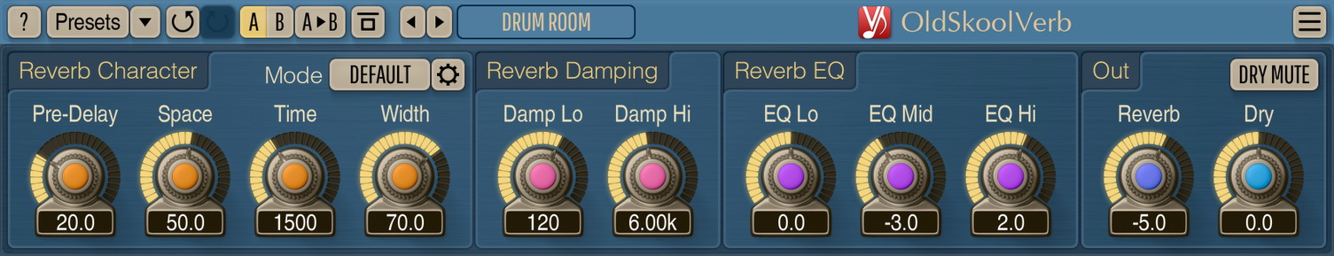 Voxengo OldSkoolVerb - Reverb Plugin with a Vintage Vibe VST, AU, AAX