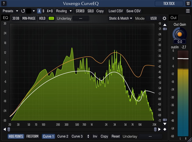 Voxengo CurveEQ - Spline Equalizer Plugin for Mastering VST, AU, AAX