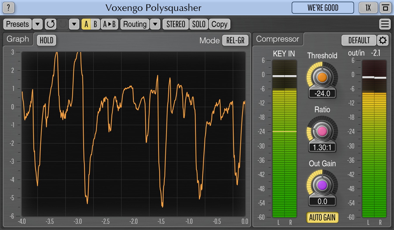 Voxengo Polysquasher 3.1 mastering compressor plugin released - Press Release - Voxengo