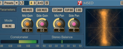 Voxengo MSED - Mid-Side Encoder-Decoder Plugin VST, AU, AAX
