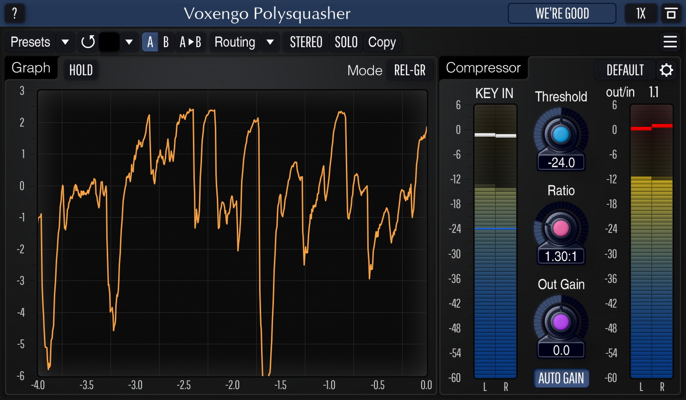 Voxengo Polysquasher - Compressor Plugin for Mastering VST, AU, AAX