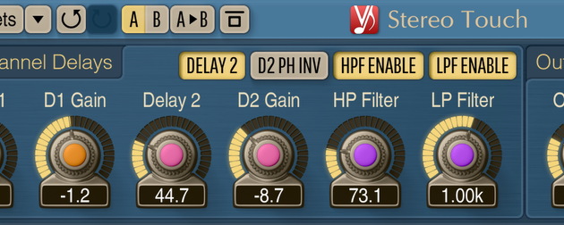 Voxengo Stereo Touch - Free Stereo-Widener Effect Plugin VST, AU, AAX