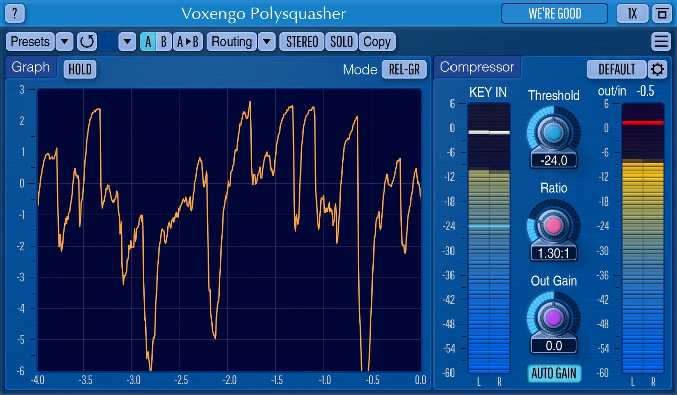 Voxengo Polysquasher - Compressor Plugin for Mastering VST, AU, AAX