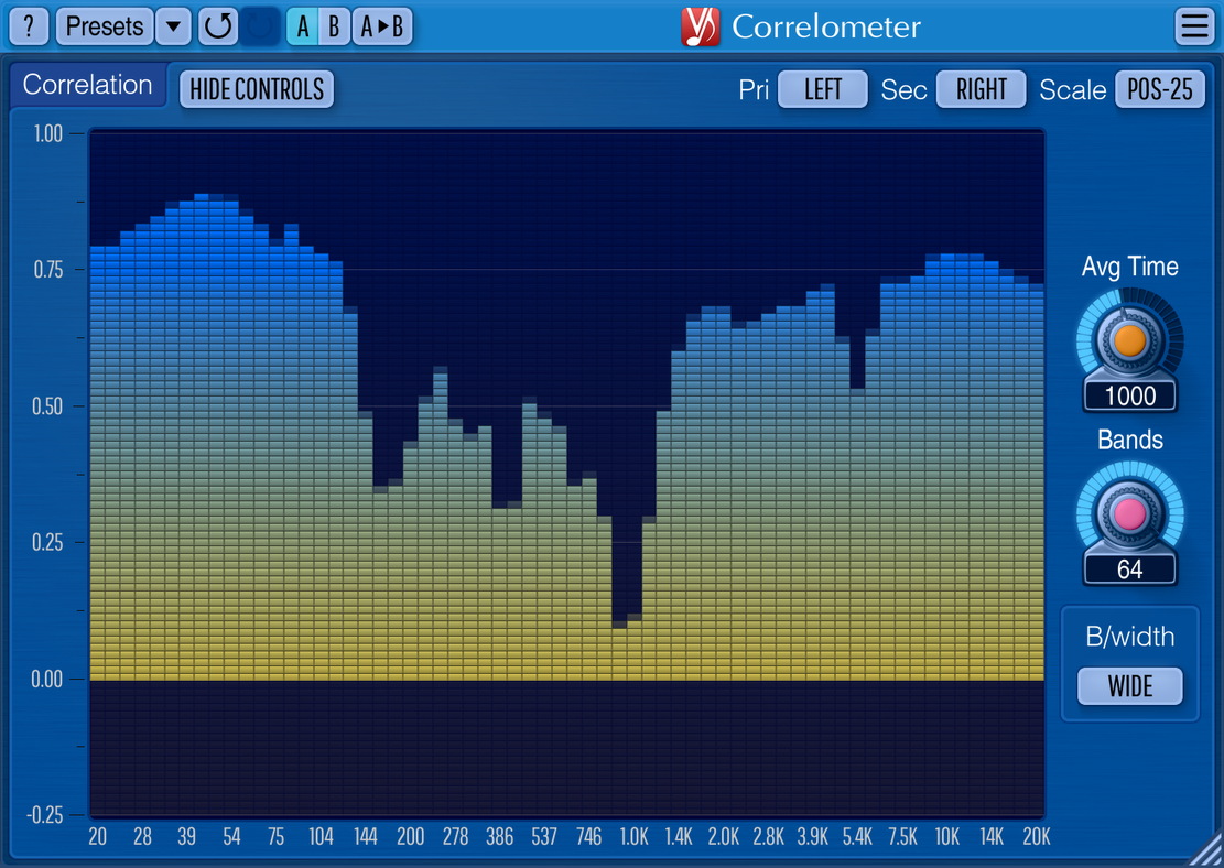 Voxengo Correlometer - Multi-Band Correlation Meter Plugin VST, AU, AAX