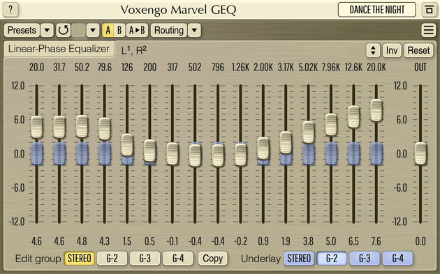 Voxengo Marvel GEQ - Graphic Equalizer Plugin, 16-Band VST, AU, AAX
