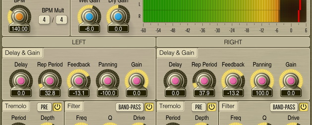 Voxengo Tempo Delay - Multi-Feature Stereo Delay Effect Plugin VST, AU, AAX