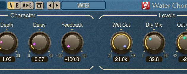 Voxengo Water Chorus - Watery Stereo Chorus Plugin VST, AU, AAX