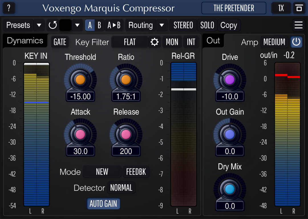 Voxengo Marquis Compressor - Tube Compressor Plugin, Universal VST, AU, AAX
