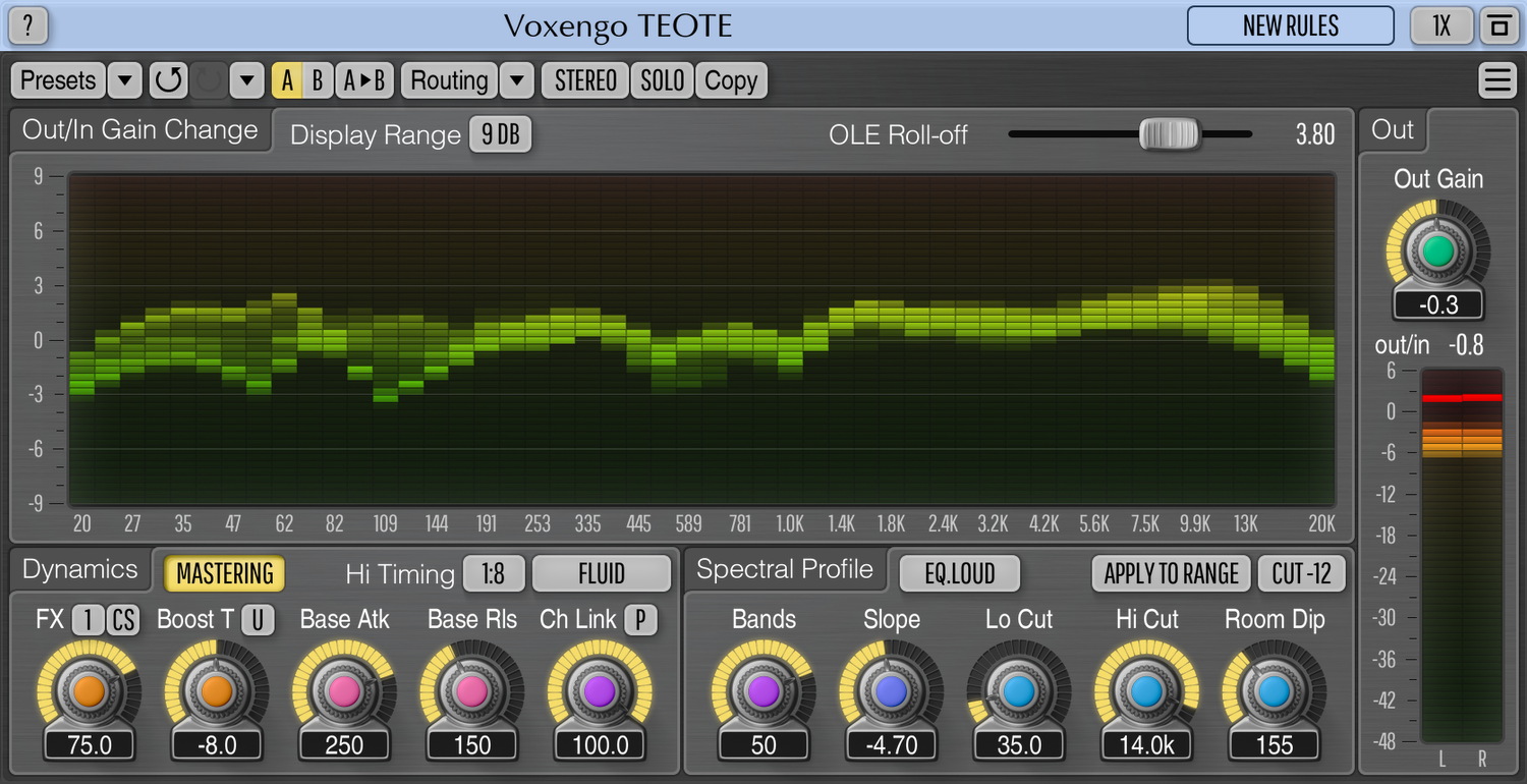 Voxengo Teote 1 12 Automatic Spectral Balancer Plugin Released Press