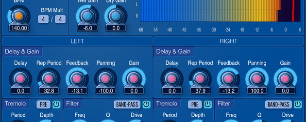 Voxengo Tempo Delay - Free Multi-Feature Delay Plugin VST, AU, AAX
