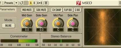 Voxengo MSED - Mid-Side Encoder-Decoder Plugin VST, AU, AAX