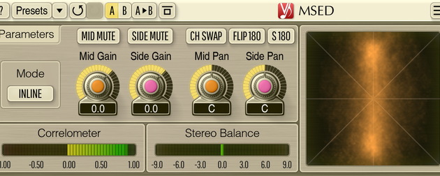 Voxengo MSED - Mid-Side Encoder-Decoder Plugin VST, AU, AAX