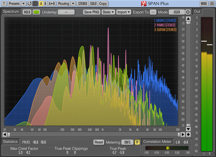 Voxengo Span Plus 1 12 Spectrum Analyzer Plugin Released Press