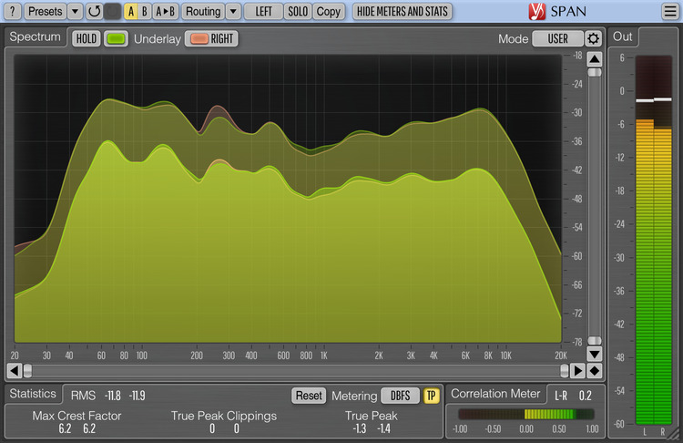 Voxengo Span 3 11 Fft Spectrum Analyzer Plugin Released Press Release